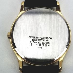 Citizen | Accessories | Citizen Womens Black Leather Band Quartz Model ...